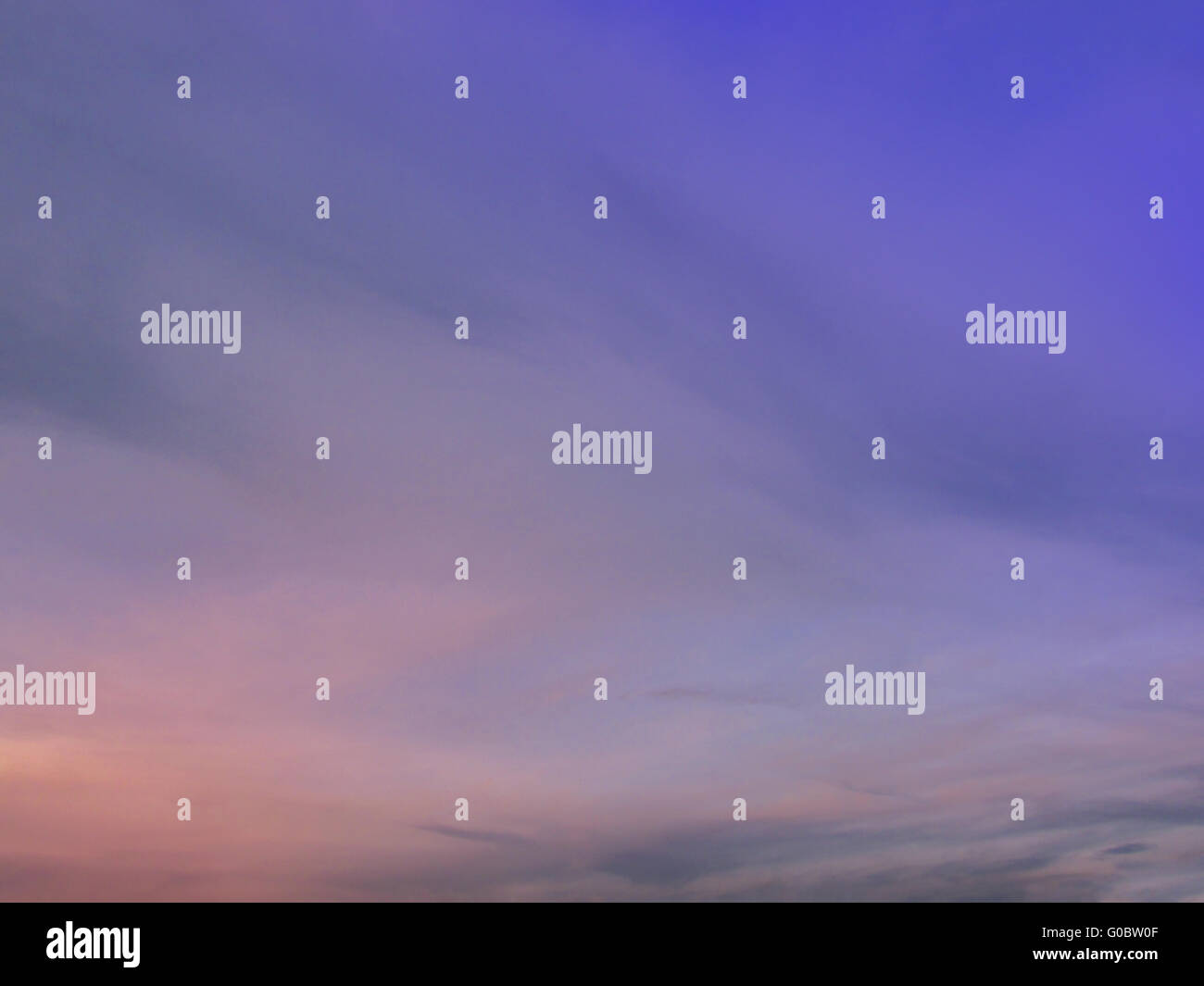 Sunset with multiple colors Stock Photo - Alamy