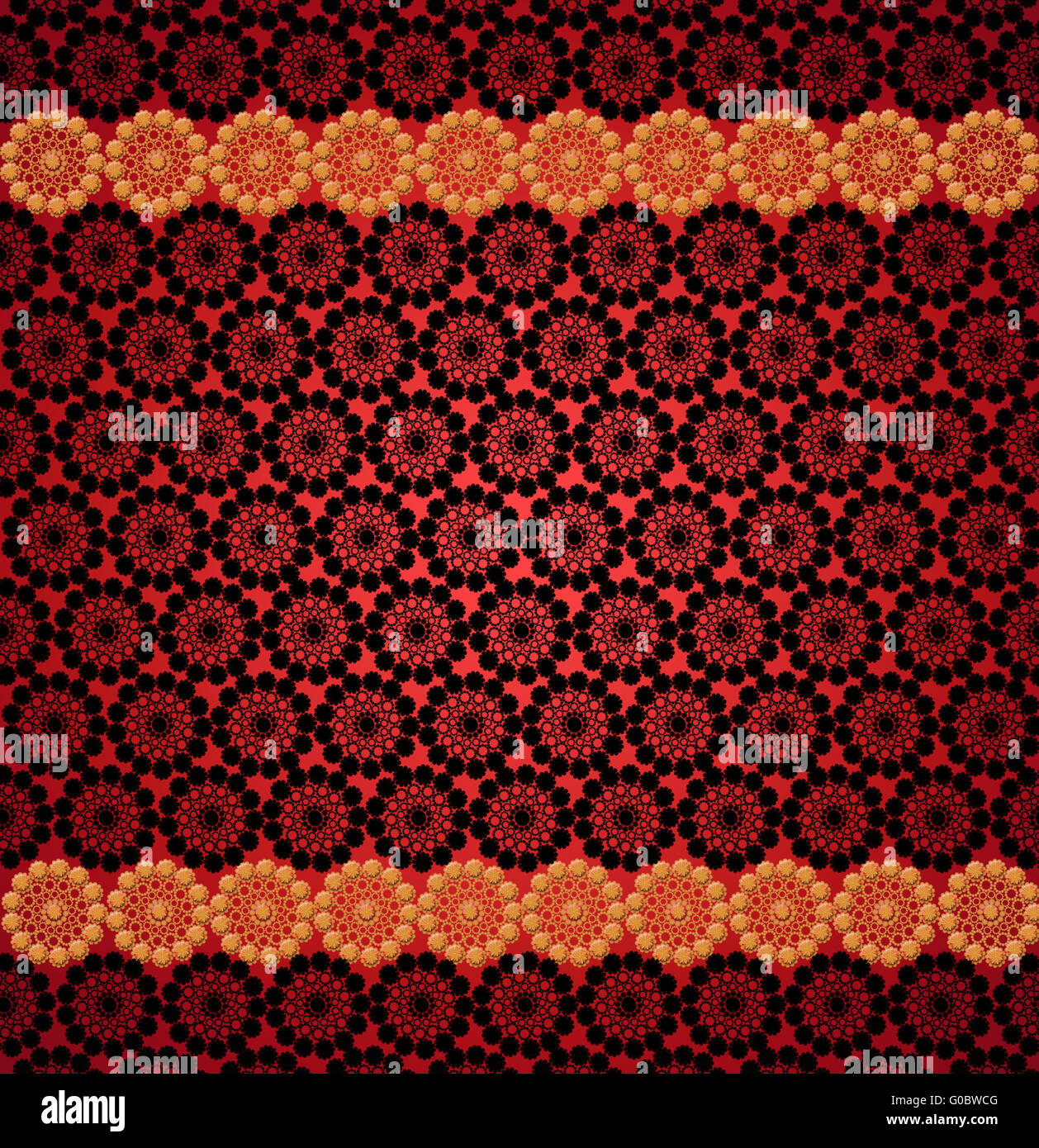 stylish pattern of brown laces on the red. Trendy Stock Photo - Alamy