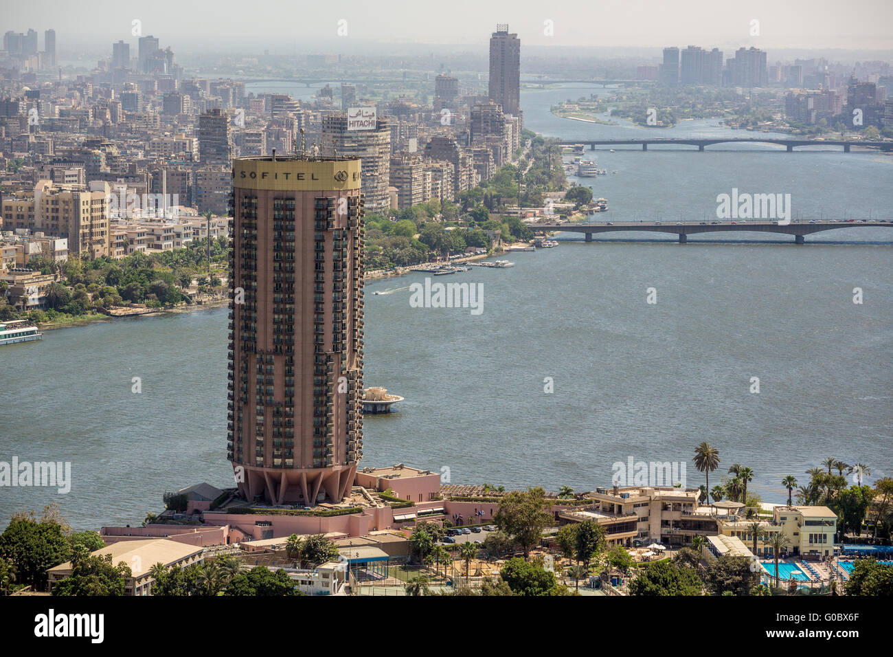 Prominent buildings of downtown Cairo Stock Photo - Alamy