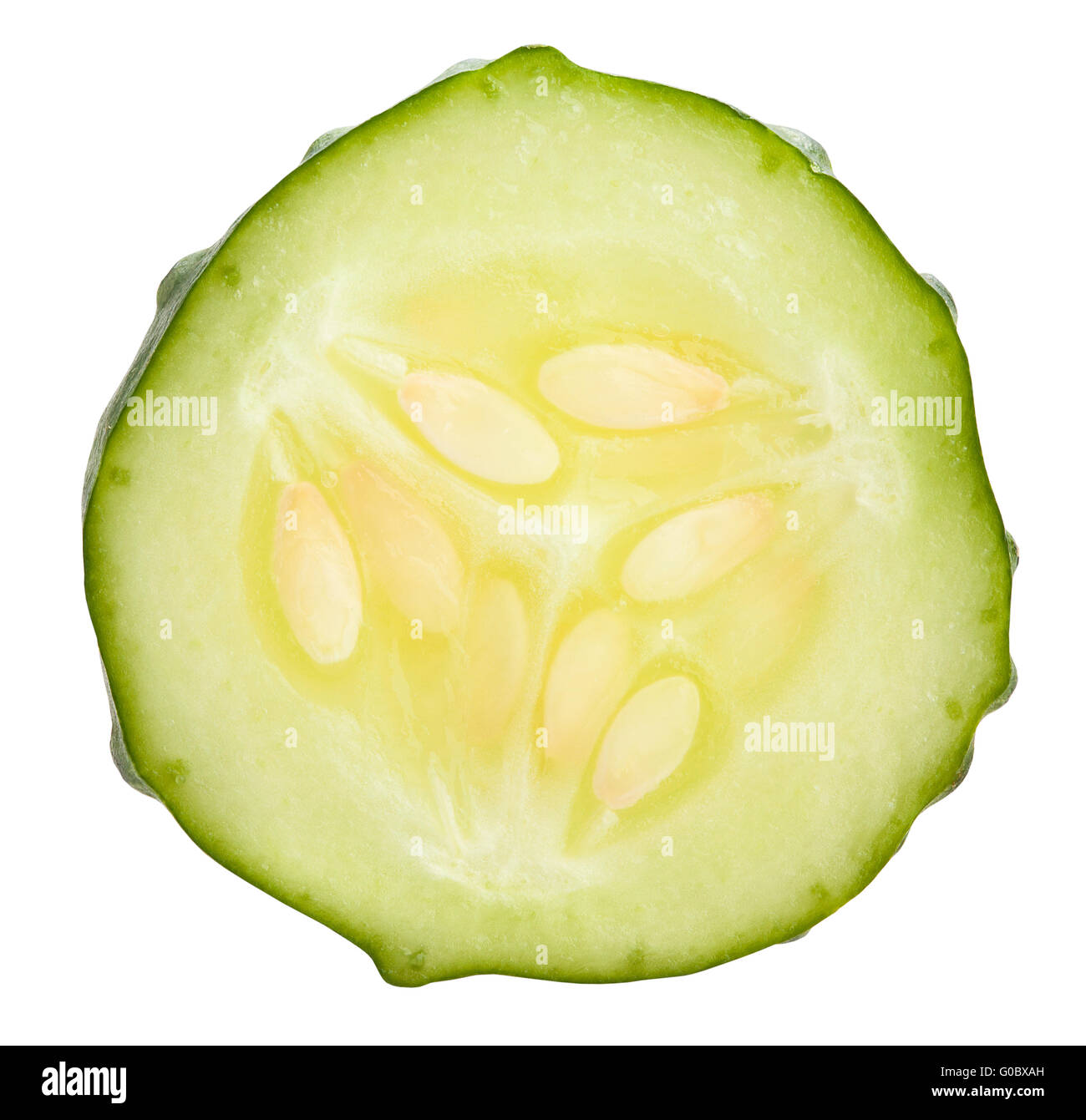 One Cucumber Slice High Resolution Stock Photography and Images - Alamy