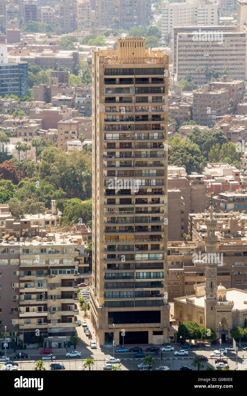 Prominent buildings of downtown Cairo Stock Photo - Alamy