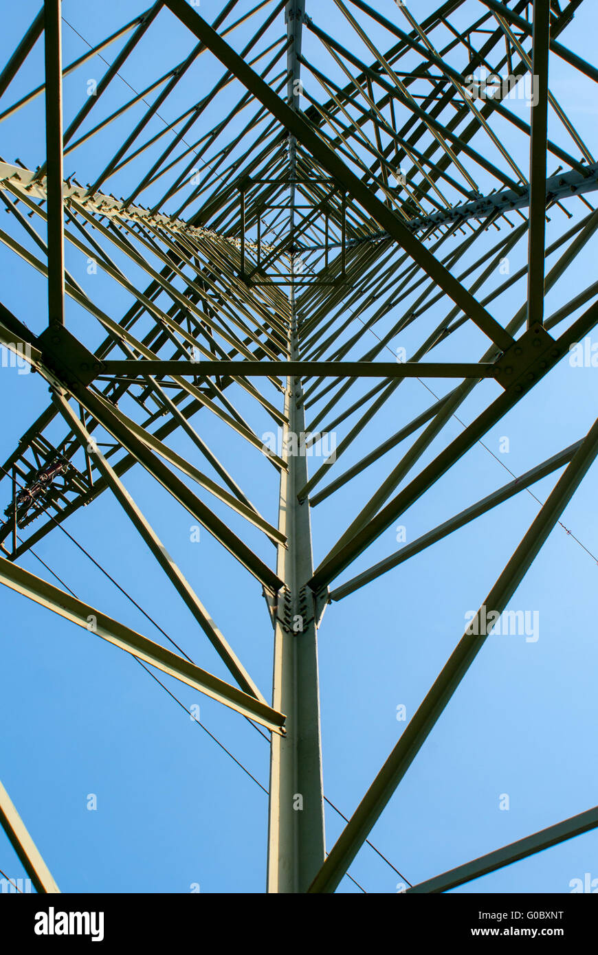 high voltage pylon Stock Photo - Alamy