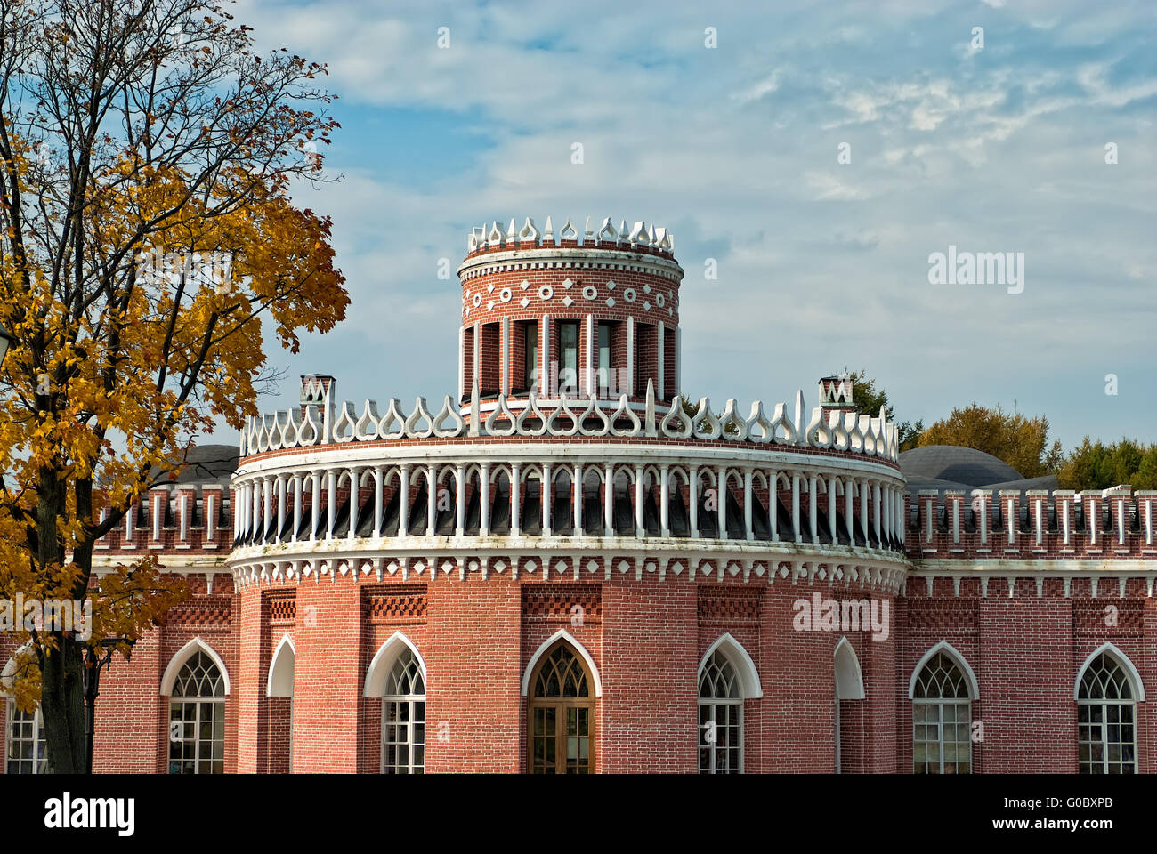 Red Brick Style Russian Architecture High Resolution Stock Photography ...