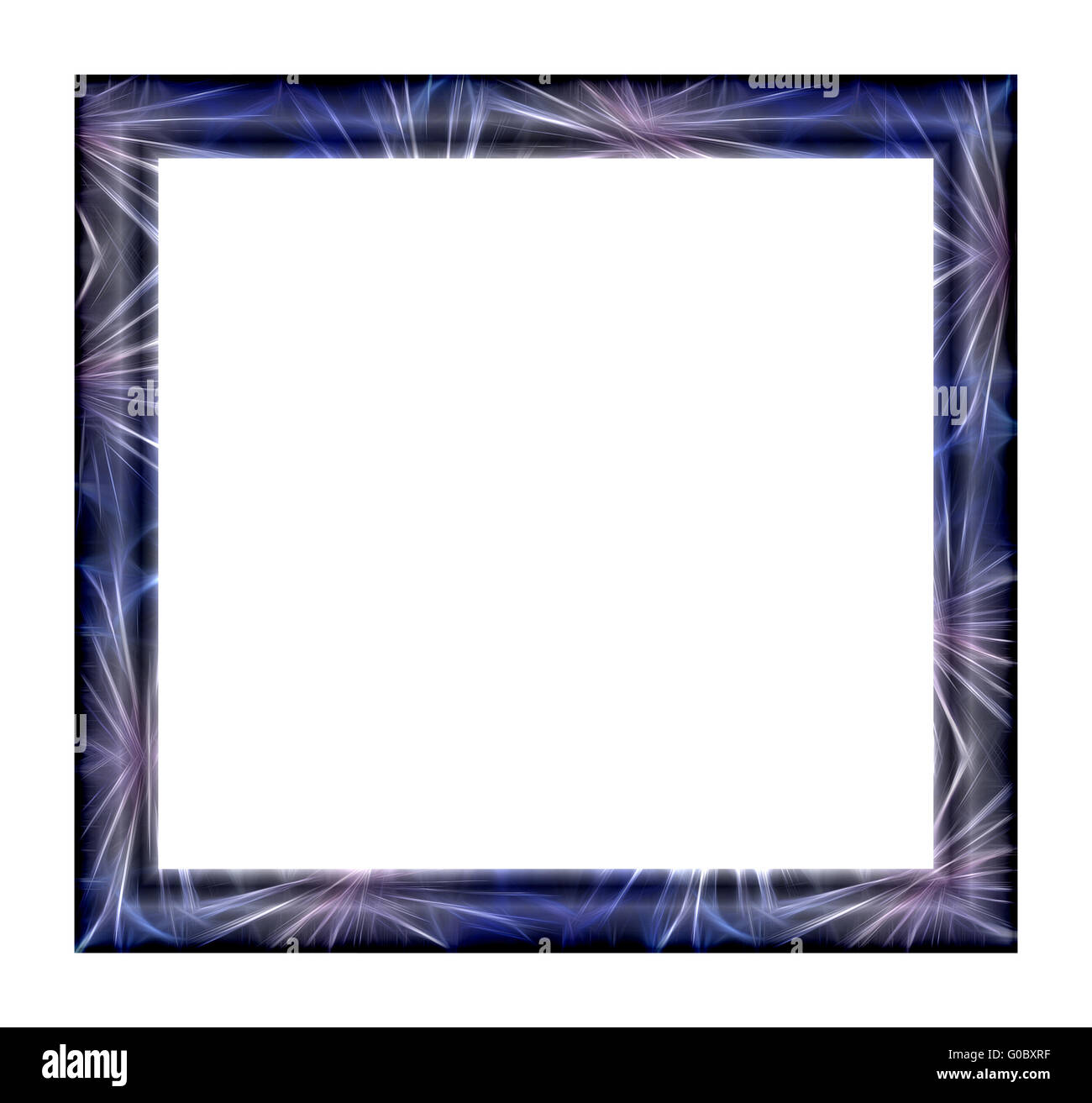 Blue fire frame Cut Out Stock Images & Pictures - Alamy