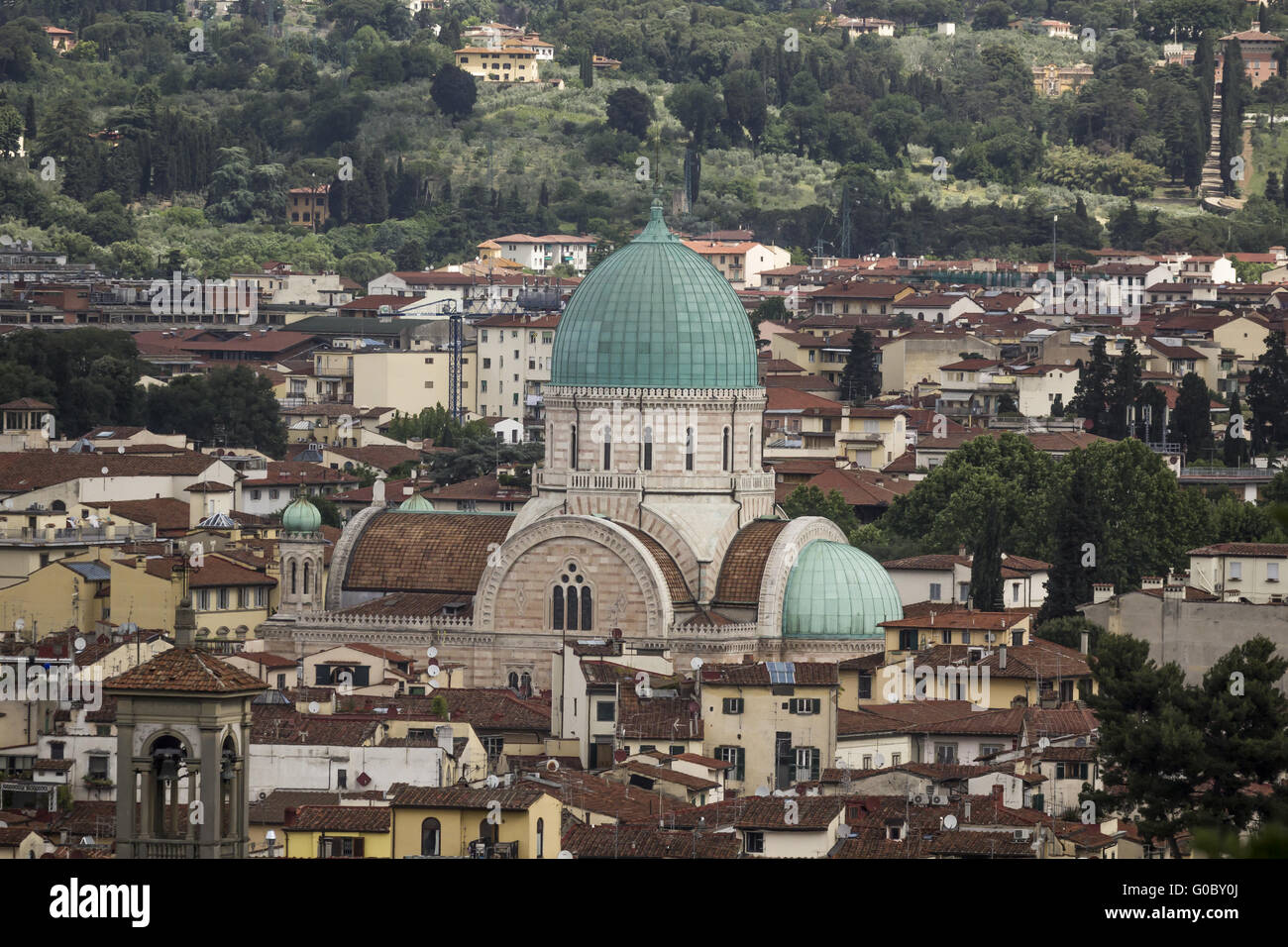 Florence, Synagogue and Museum of Hebraic Art Stock Photo - Alamy