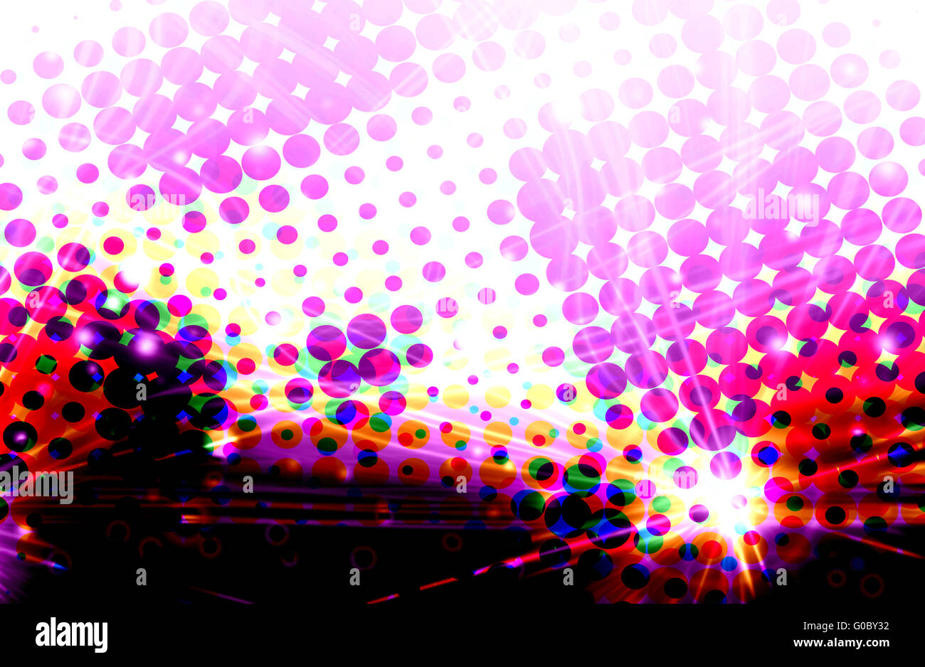 abstract violet background and digital wave with motion blur Stock ...