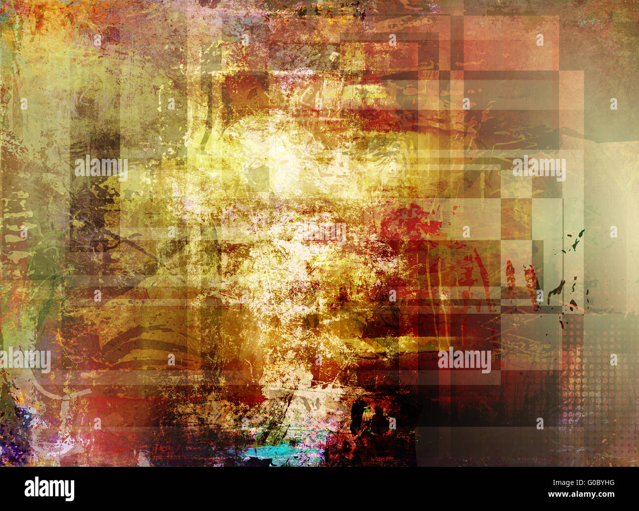 mixed media artwork Stock Photo - Alamy