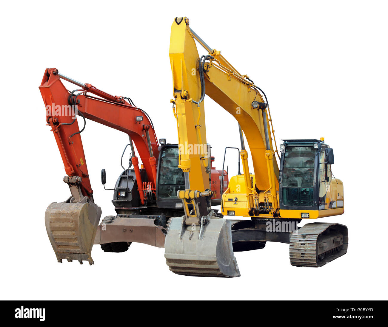 Wheeled excavators hi-res stock photography and images - Alamy