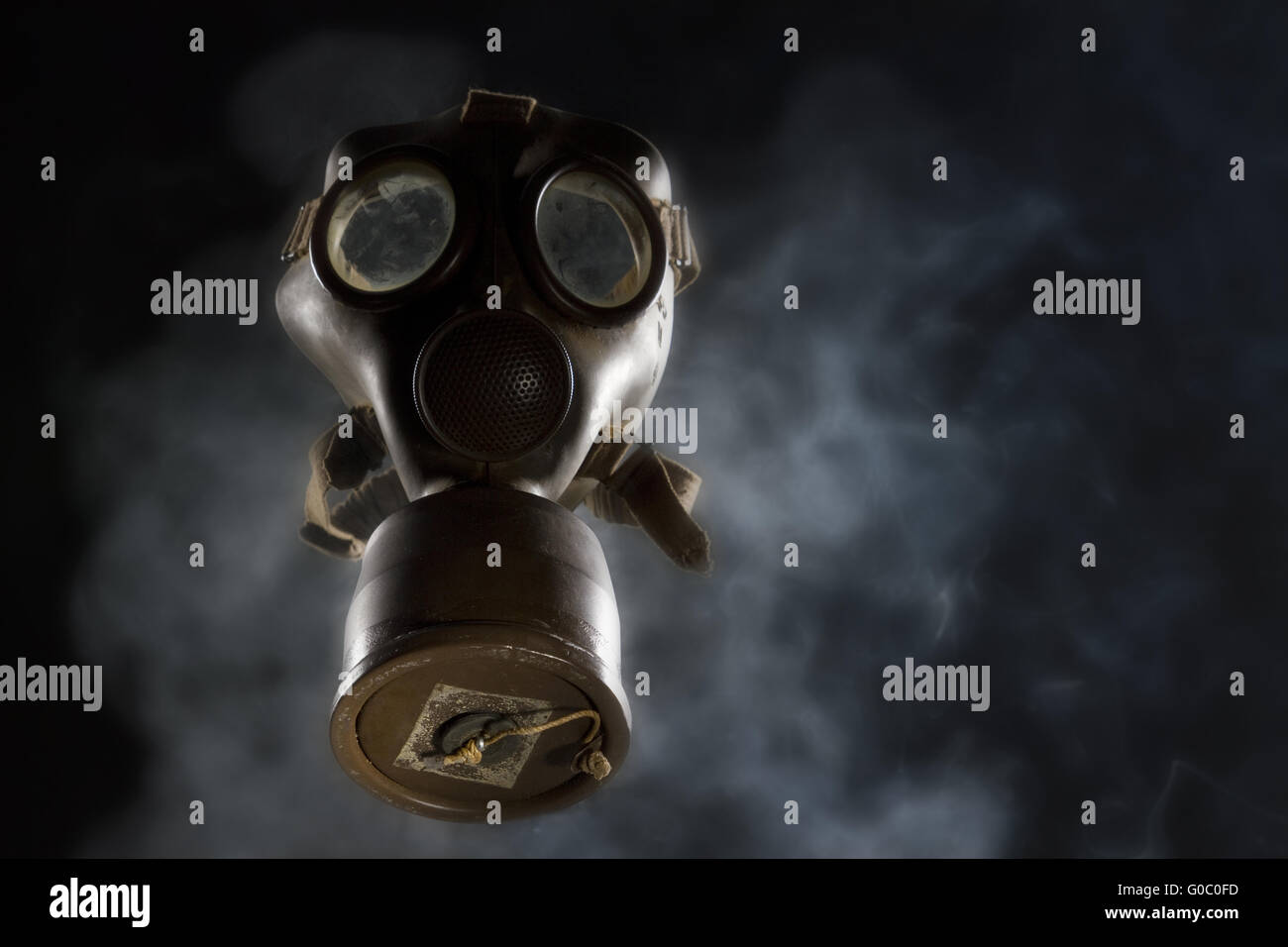 Vintage Gas Mask Isolated Stock Photo - Alamy