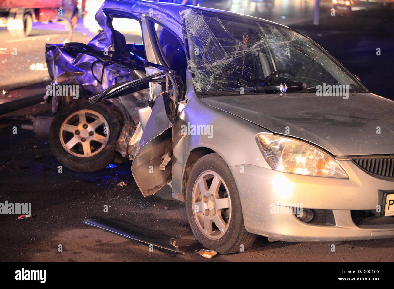 Accident scene death damage hi-res stock photography and images - Alamy