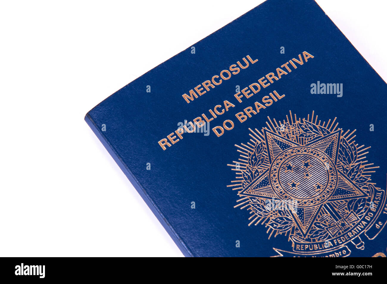 Brazilian Passport on white background Stock Photo - Alamy