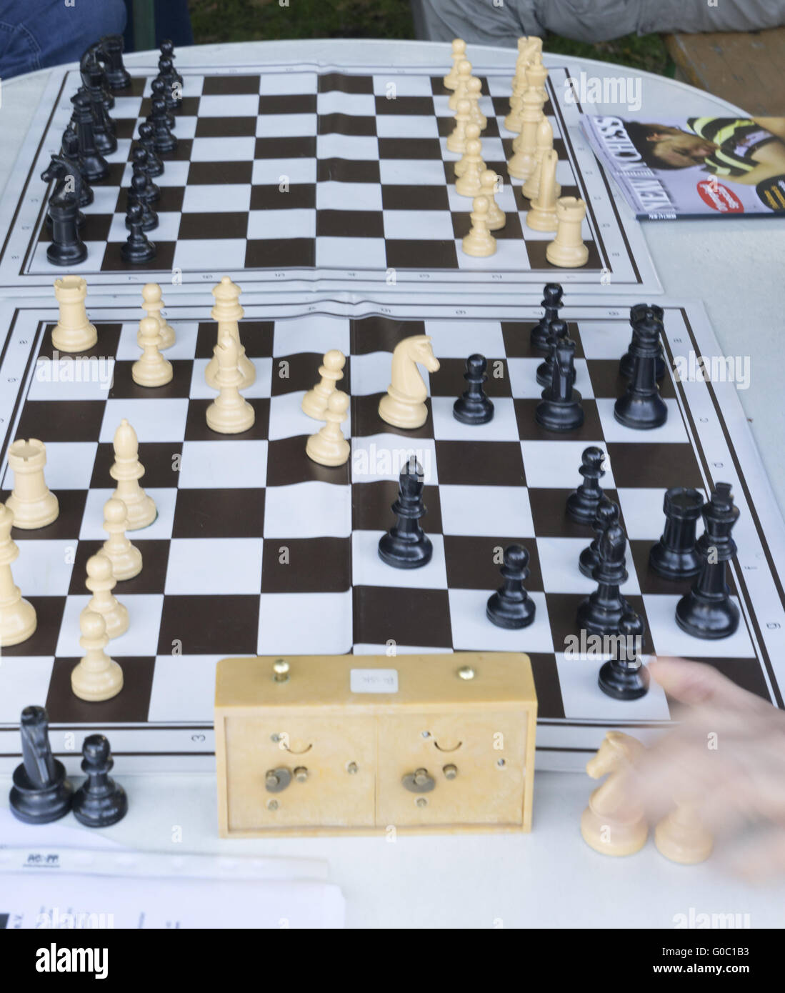 Chess match hi-res stock photography and images - Alamy