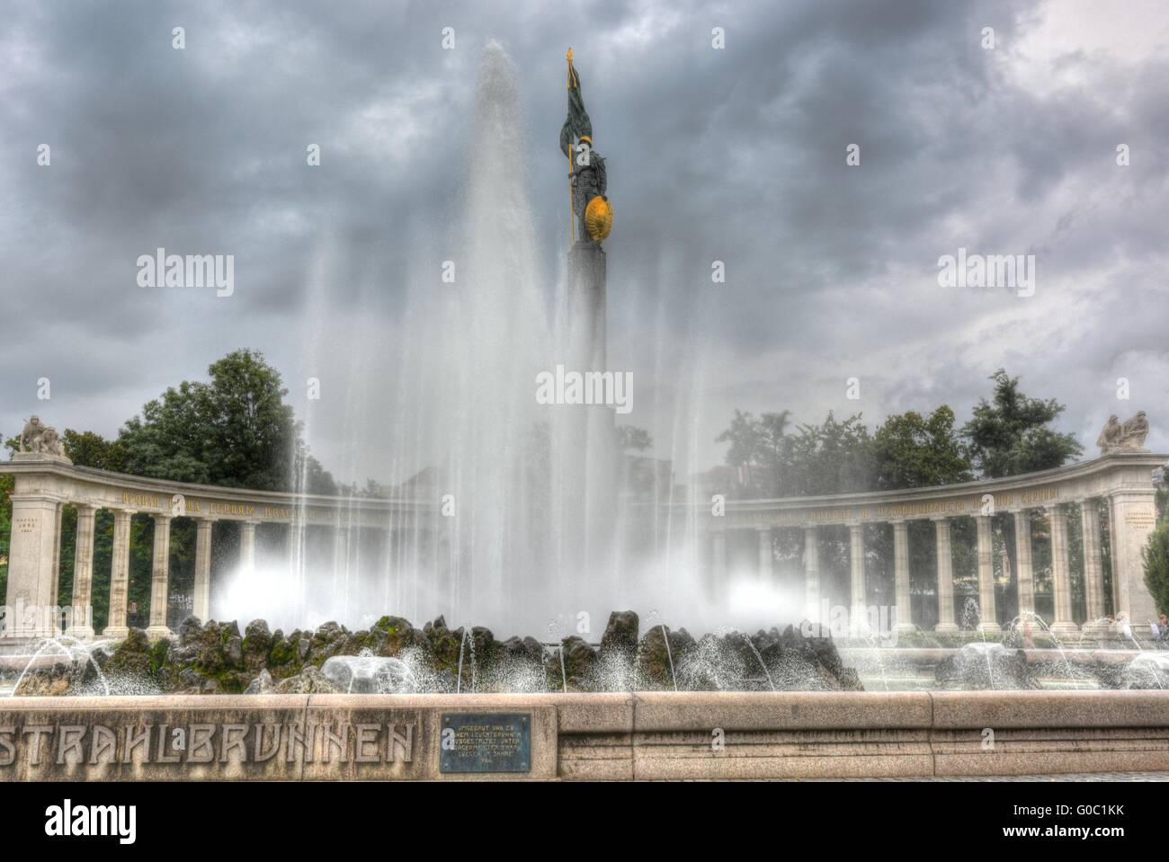 Fountain in Vienna Stock Photo - Alamy