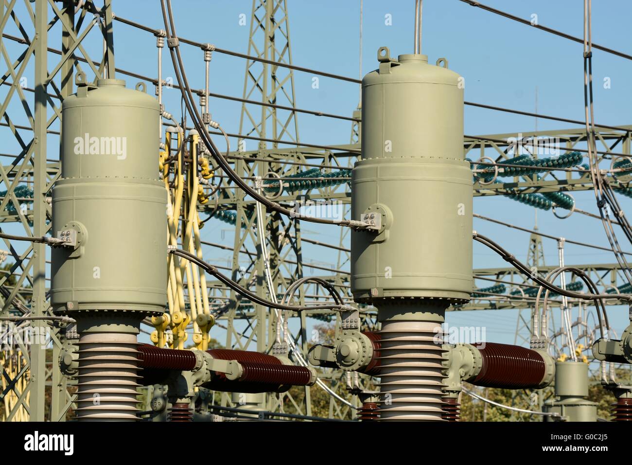 Ceramic insulator substation hi-res stock photography and images - Alamy