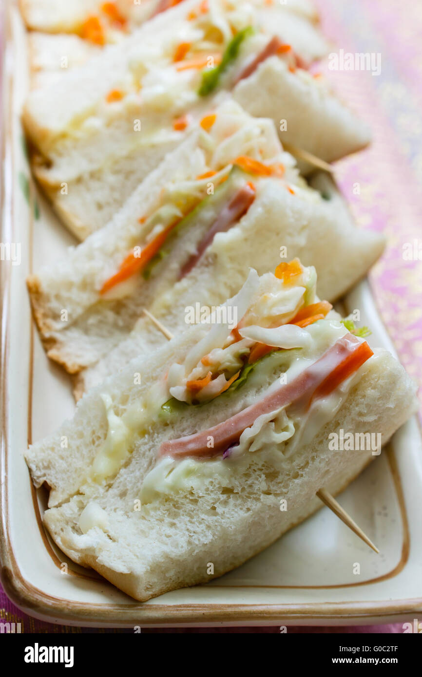 Sandwich ham thai food style hi-res stock photography and images - Alamy