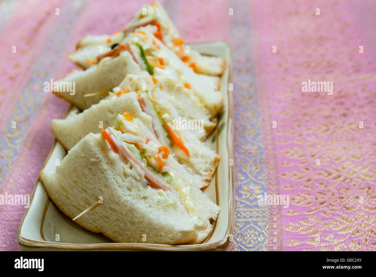 Sandwich ham thai food style hi-res stock photography and images - Alamy