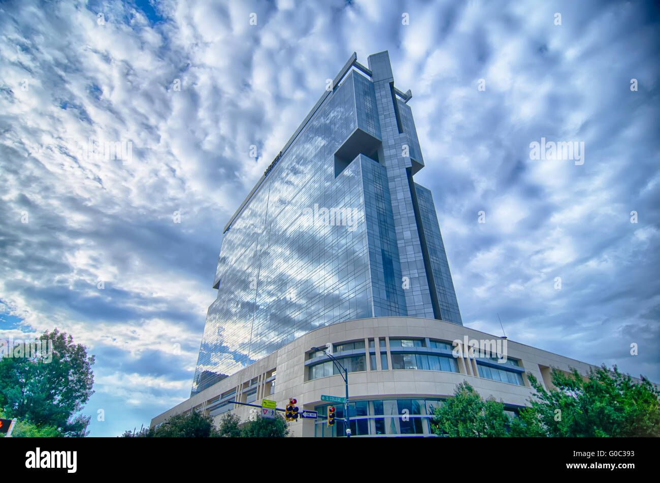 Financial skyscraper buildings in Charlotte North Carolina USA Stock ...