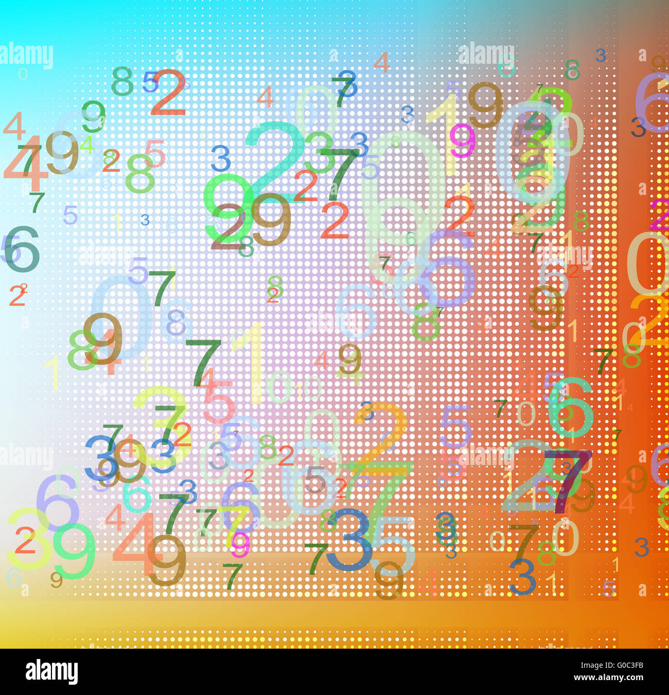 abstract numbers texture Stock Photo - Alamy