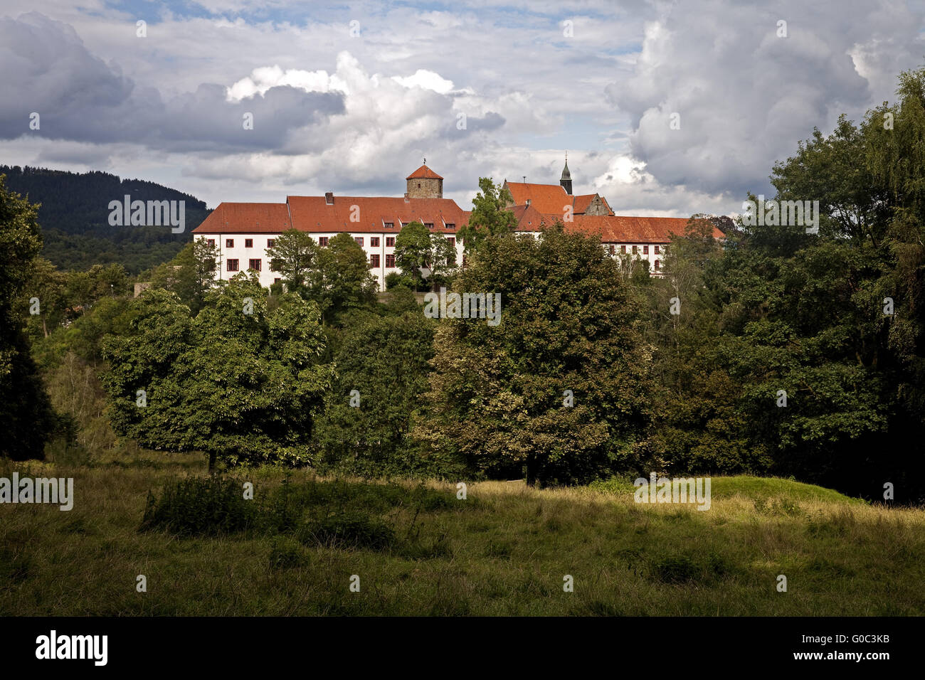 Castle and Abbey Iburg, Germany Stock Photo - Alamy