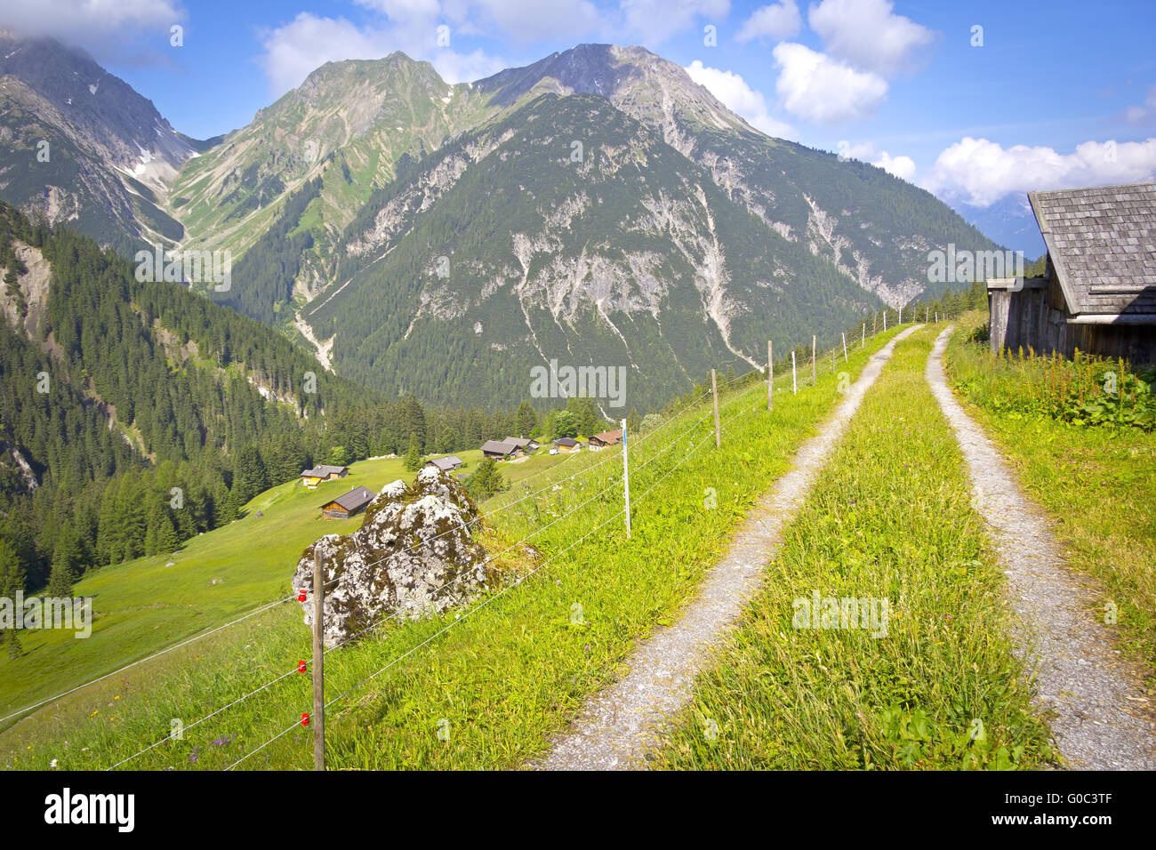 In the Austrian Alps Stock Photo - Alamy