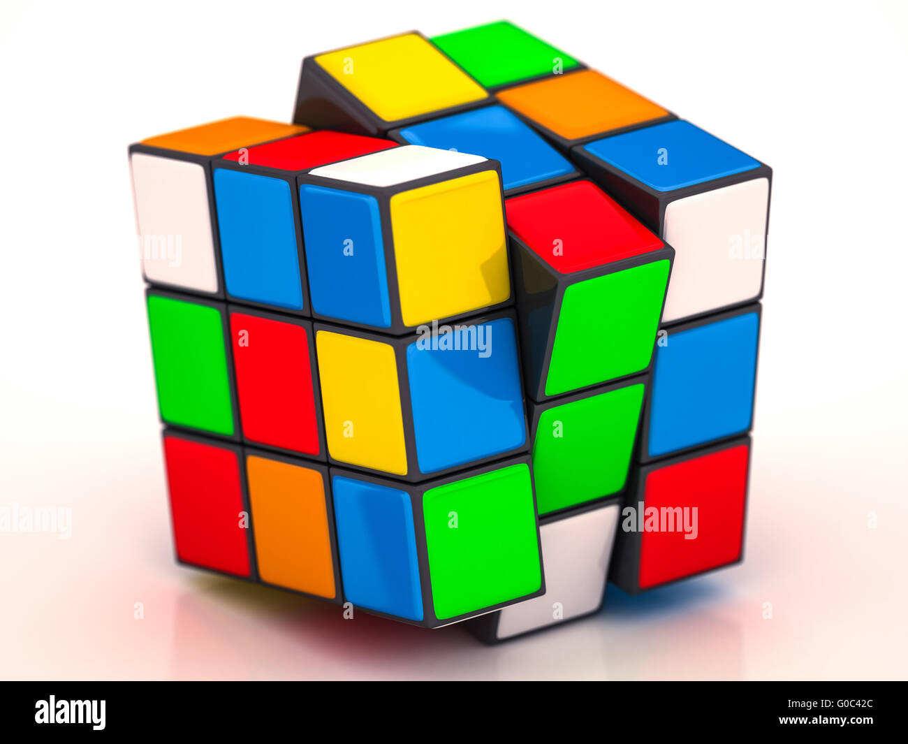 Rubiks cube 3d hi-res stock photography and images - Alamy