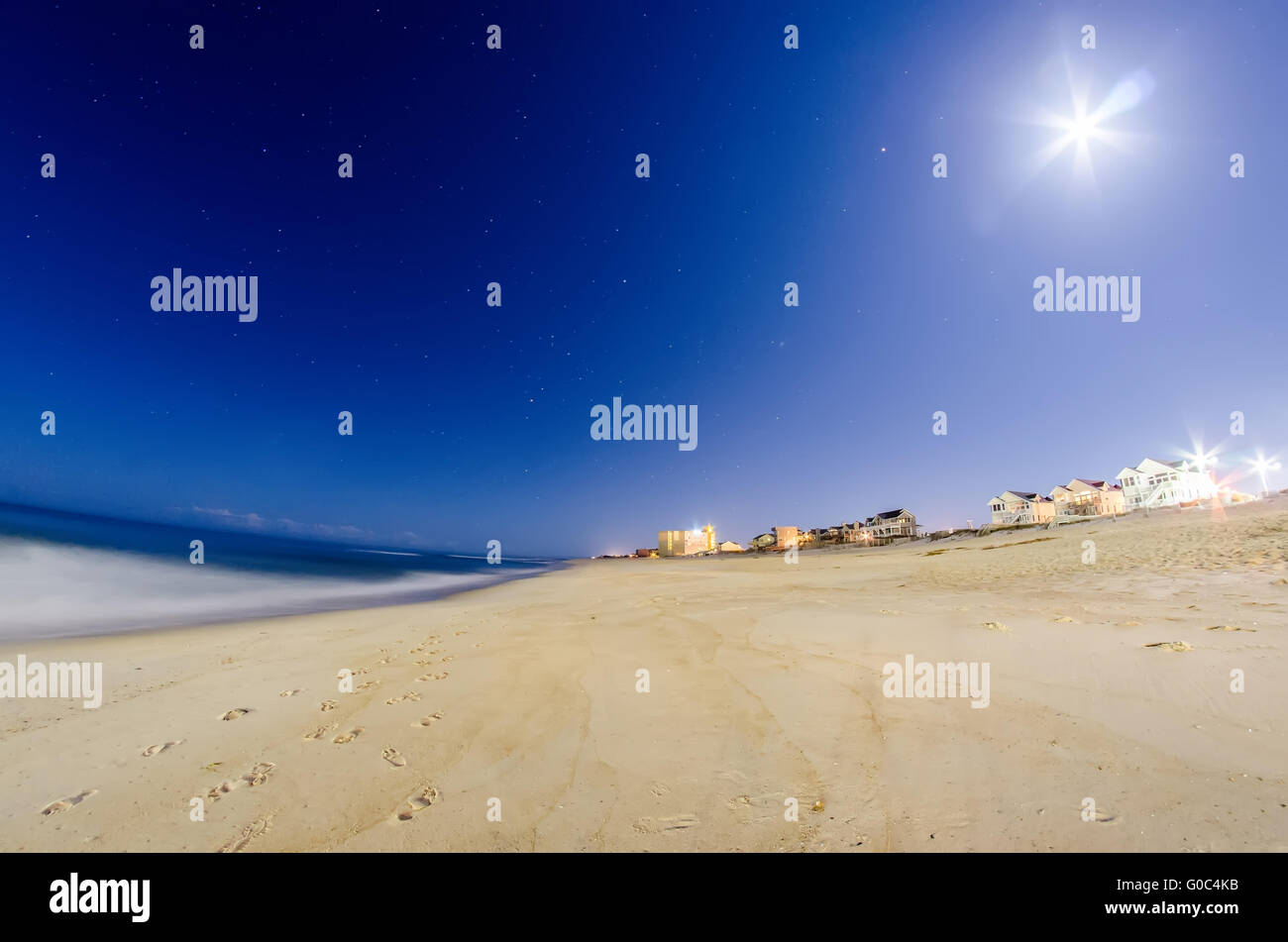 destin florida night beach scenes Stock Photo - Alamy