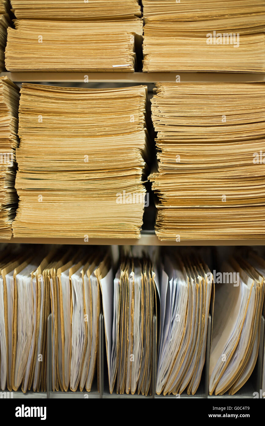 Office files shelf hi-res stock photography and images - Alamy