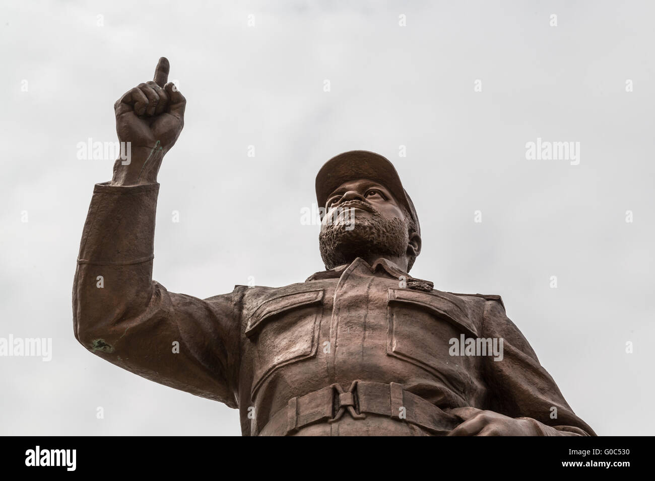 Statue of Samora Moisés Machel at Independence Square Stock Photo - Alamy