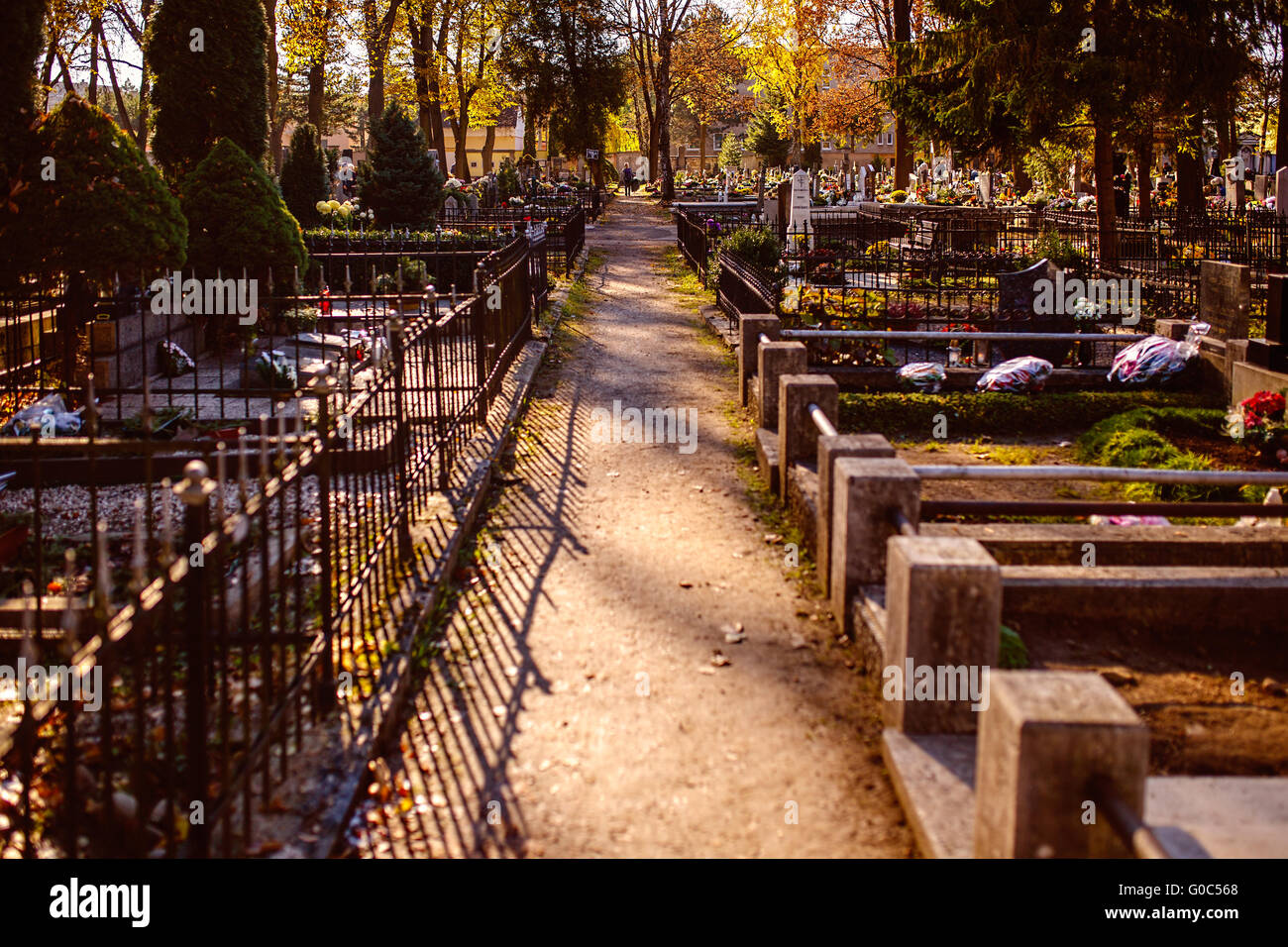 Old cemetery in europe, Slovakia Stock Photo - Alamy