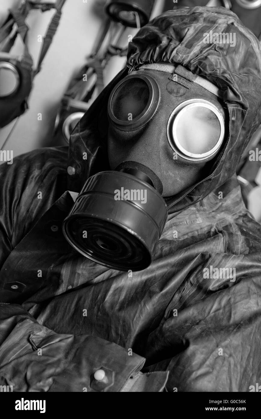 Gasmask Black and White Stock Photos & Images - Alamy