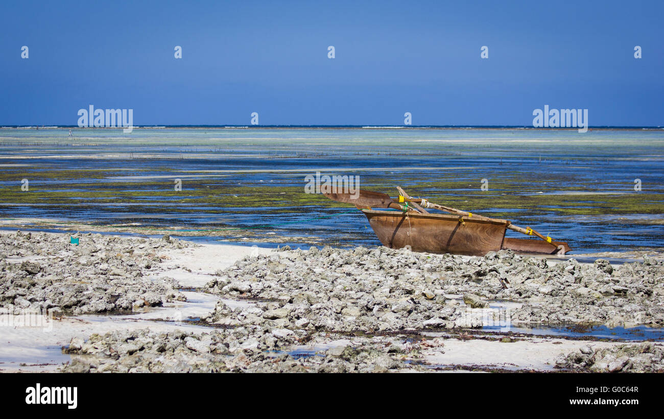 Traditional handmade dhow seen in Zanzibar, Africa Stock Photo - Alamy