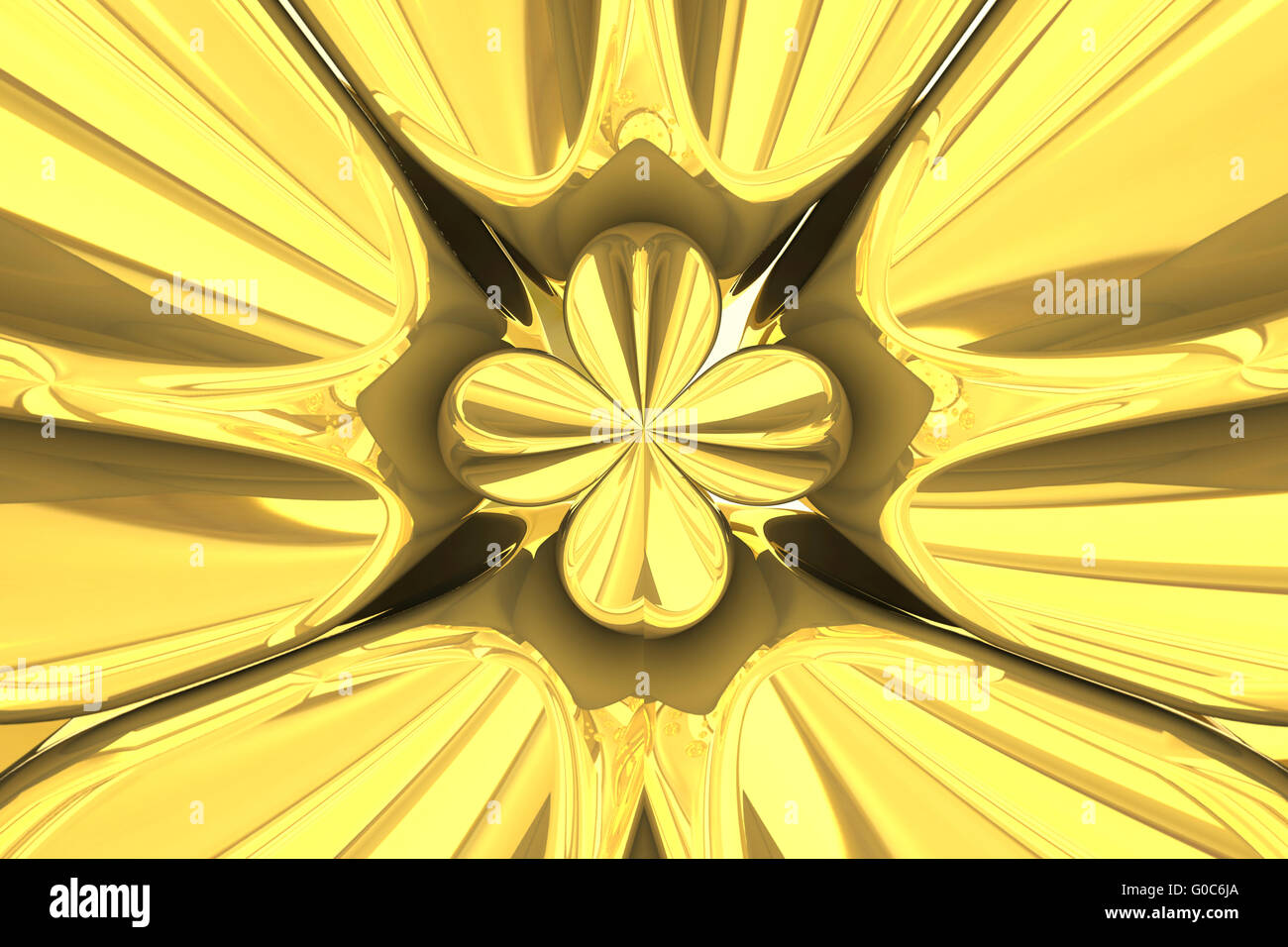 Abstract gold flower hi-res stock photography and images - Alamy