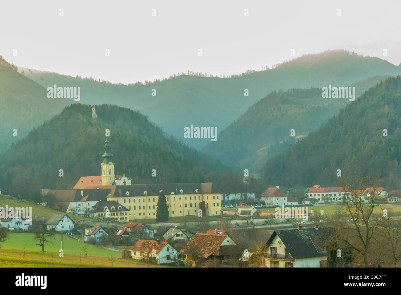 The Rein Abbey Stock Photo - Alamy
