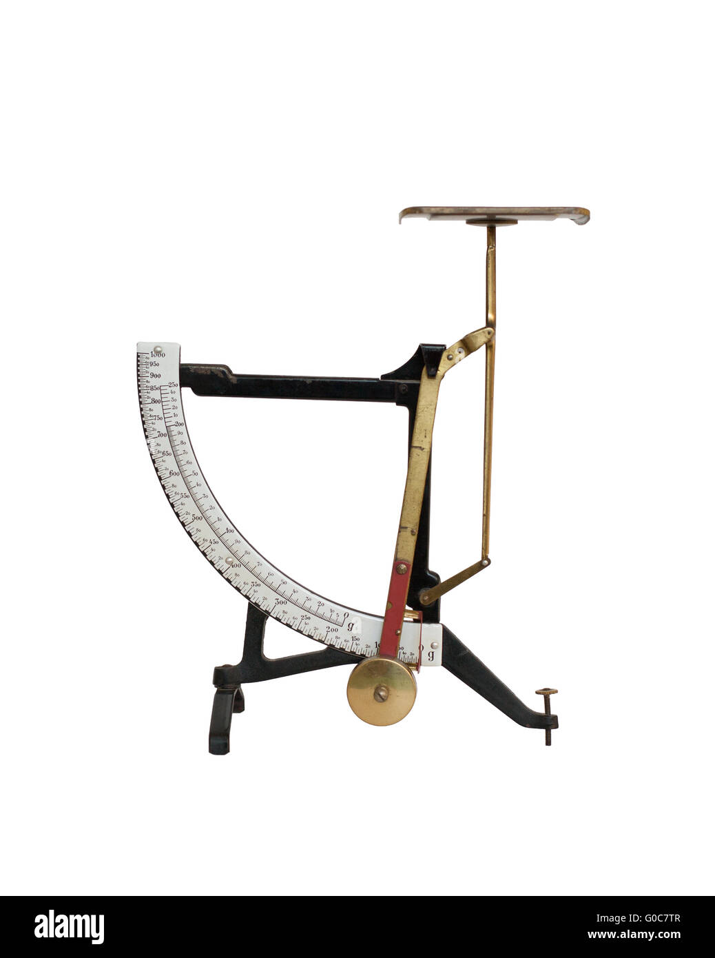 Old weight scale Stock Photo - Alamy