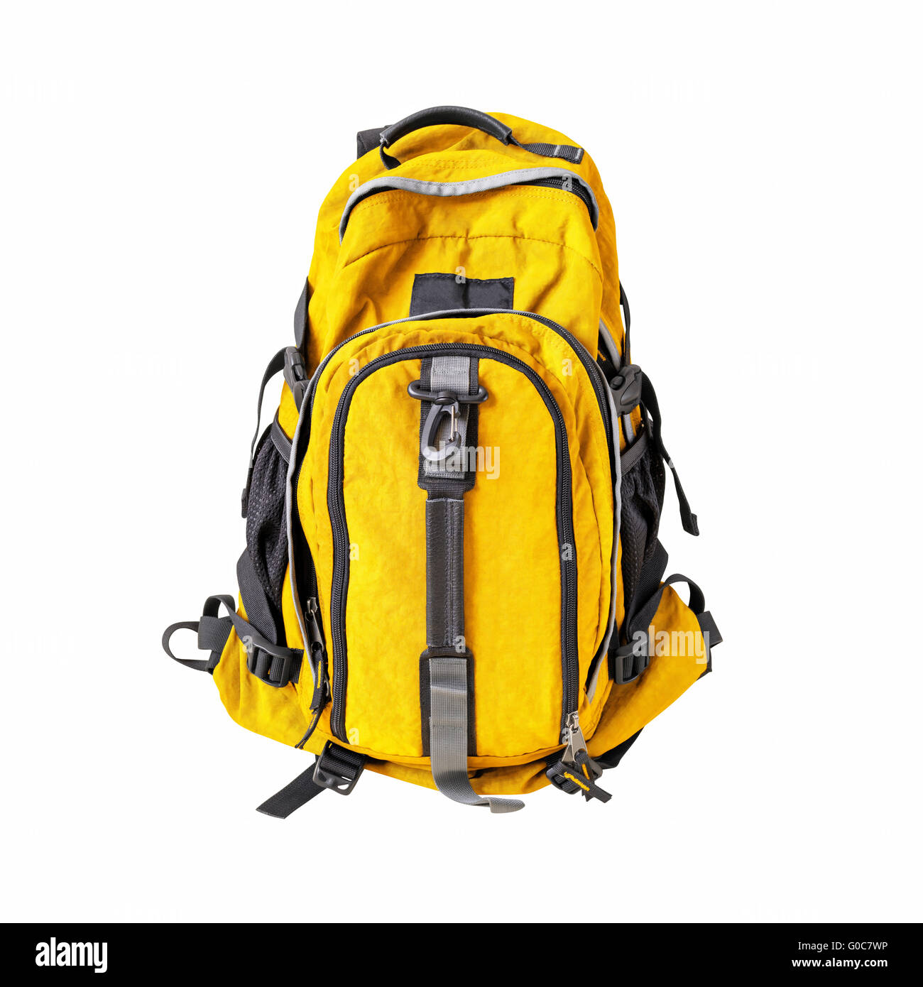 Backpack isolated on white background with path Stock Photo - Alamy