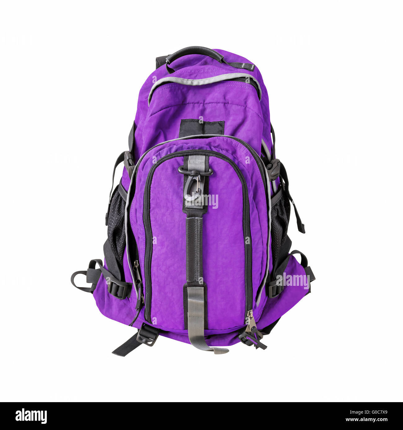 Backpack isolated on white background with path Stock Photo - Alamy
