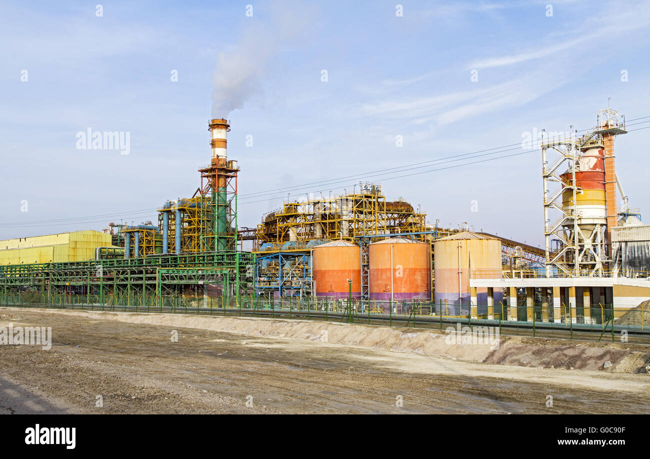 The Dead Sea Works is an Israeli potash plant in Sdom Stock Photo - Alamy
