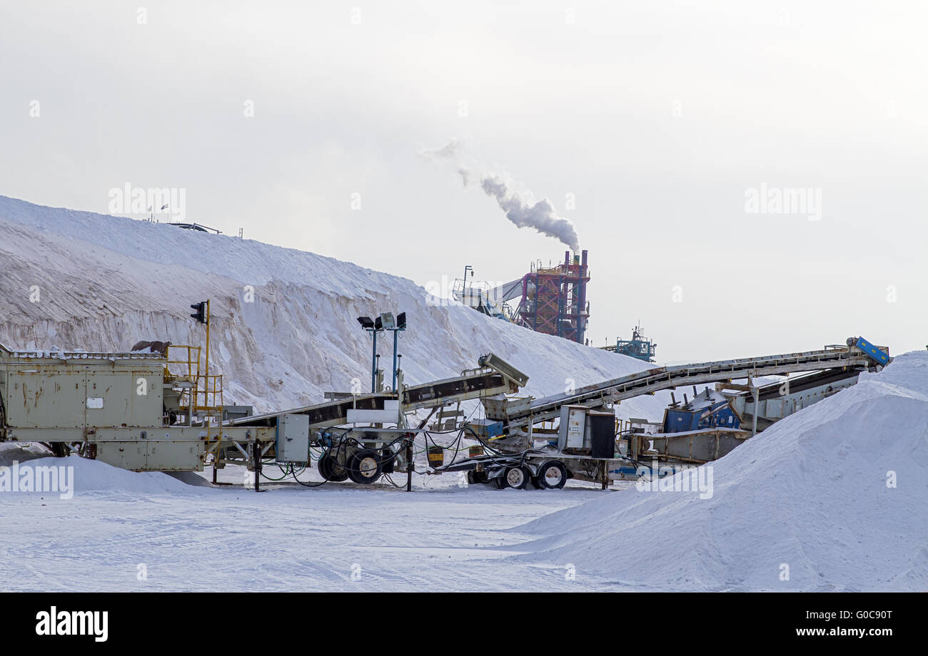 The Dead Sea Works is an Israeli potash plant in Sdom Stock Photo - Alamy