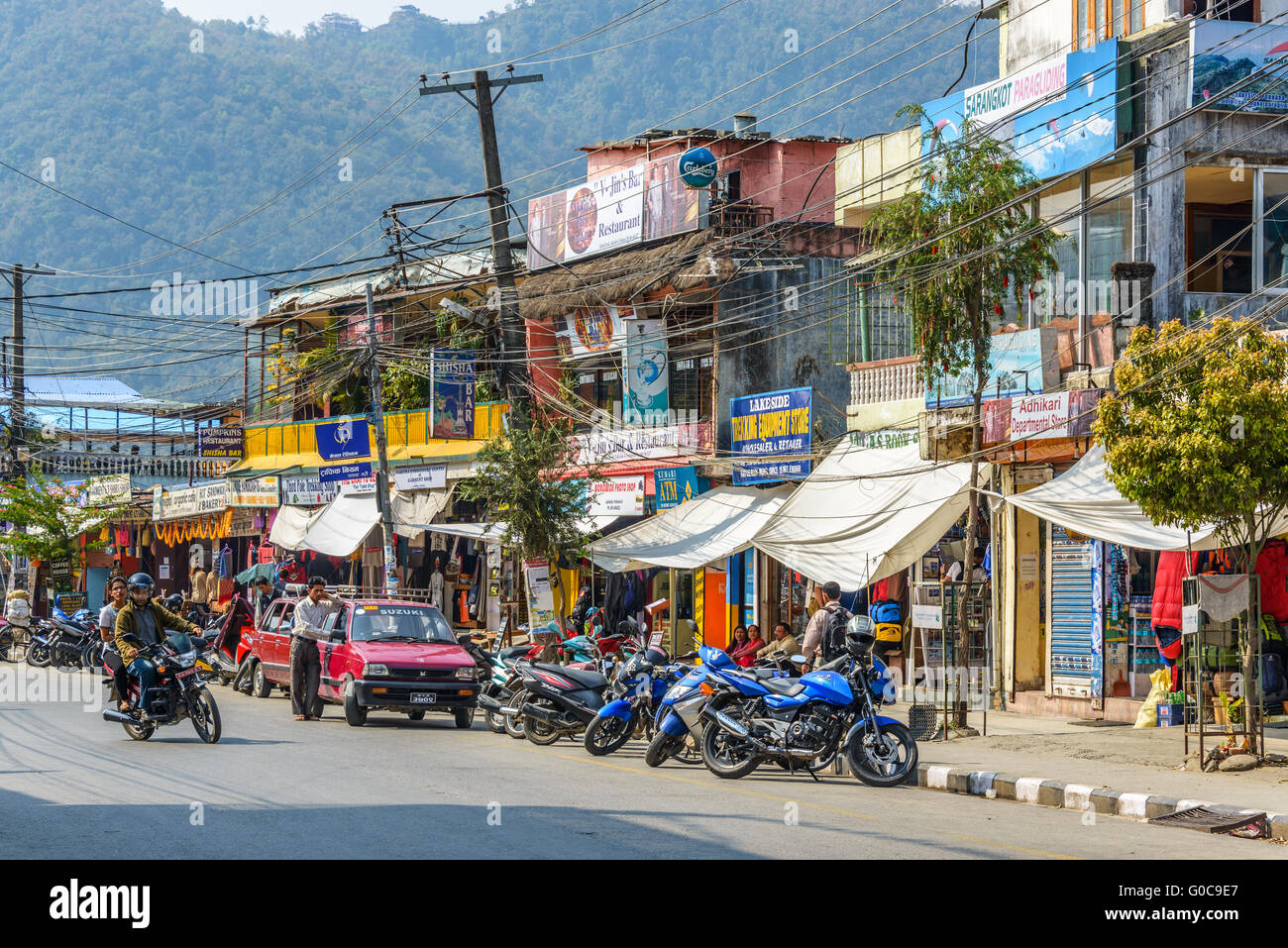 Lakeside in Pokhara, Nepal Stock Photo - Alamy