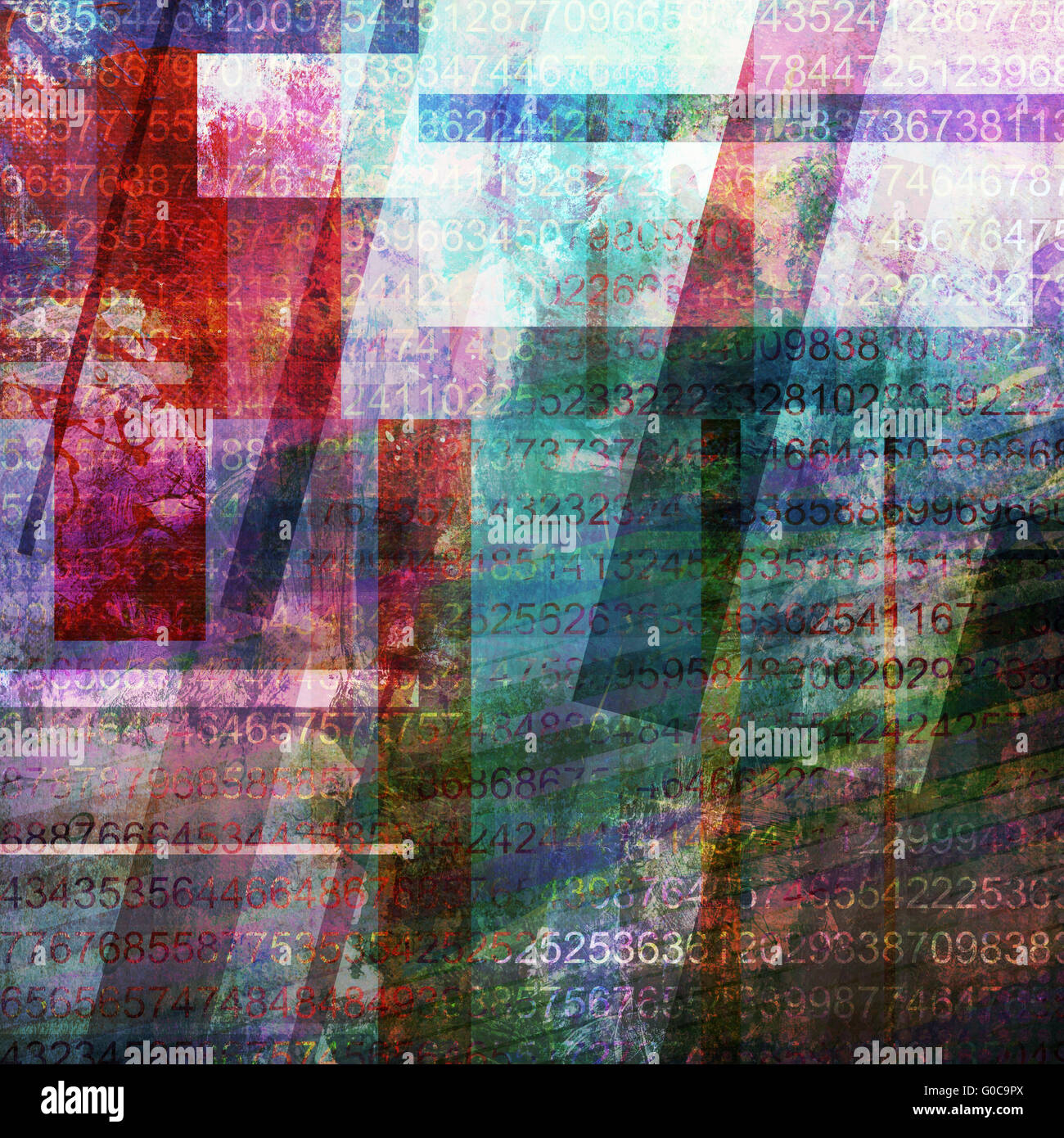 abstract numbers concept Stock Photo - Alamy