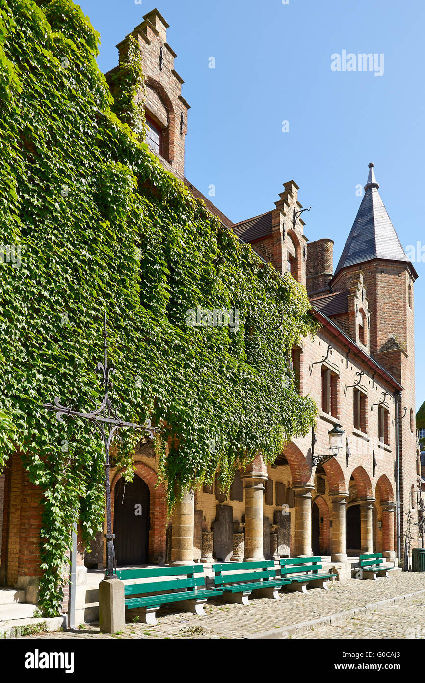 Back Side of Gruuthuse Museum, Bruges, Belgium Stock Photo - Alamy