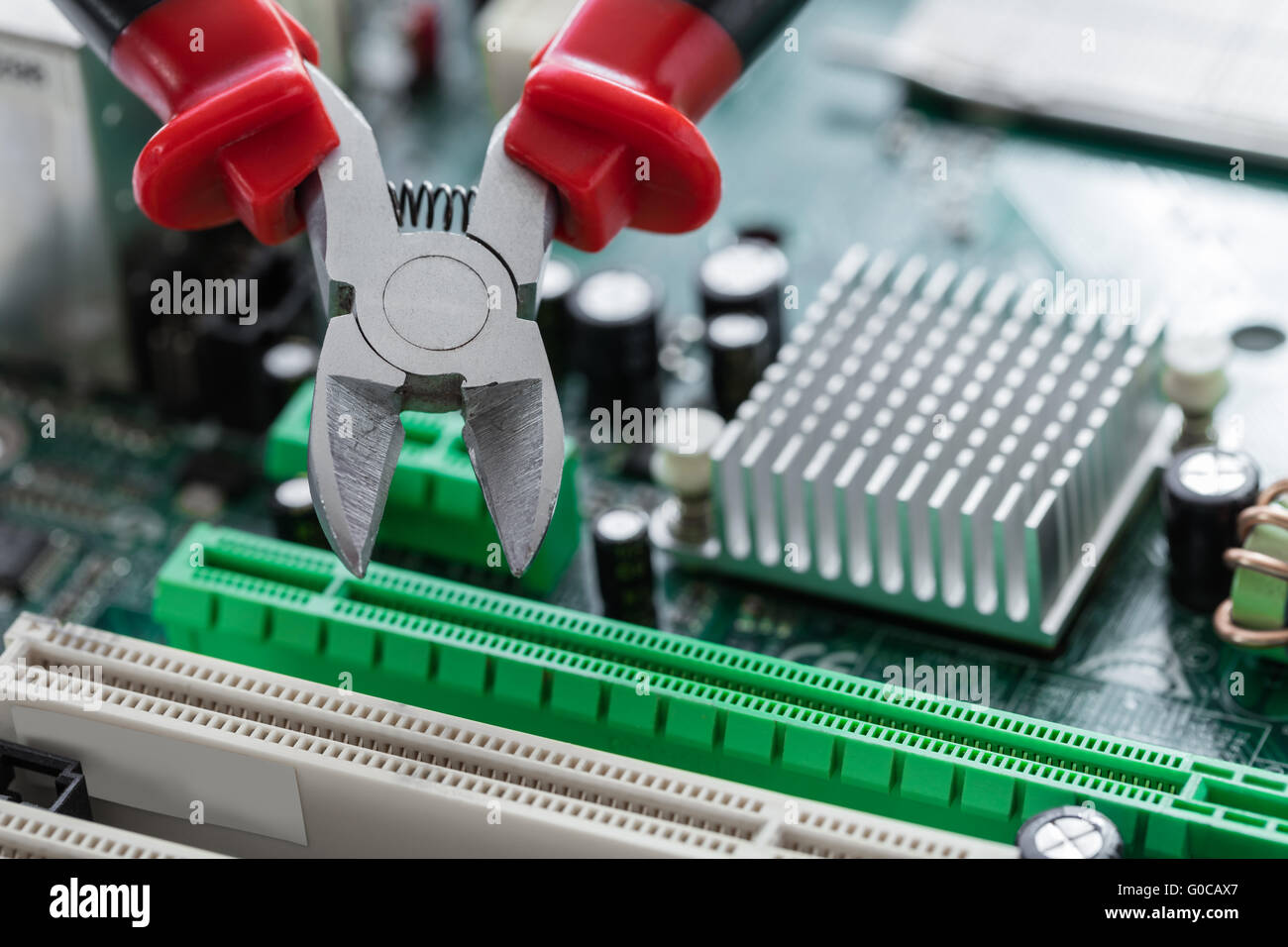 Computer wire components hi-res stock photography and images - Alamy