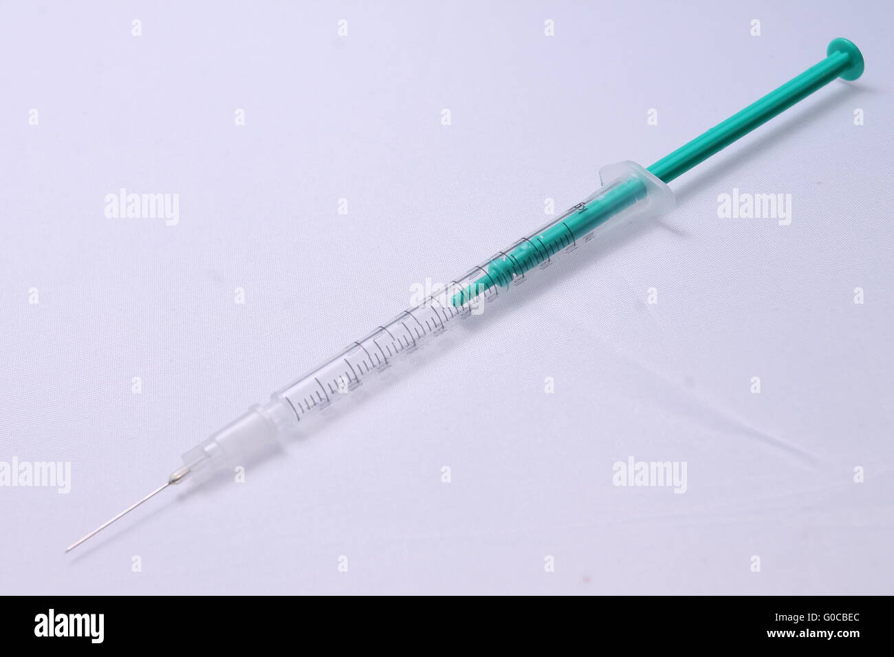 Syringe and needle Stock Photo - Alamy