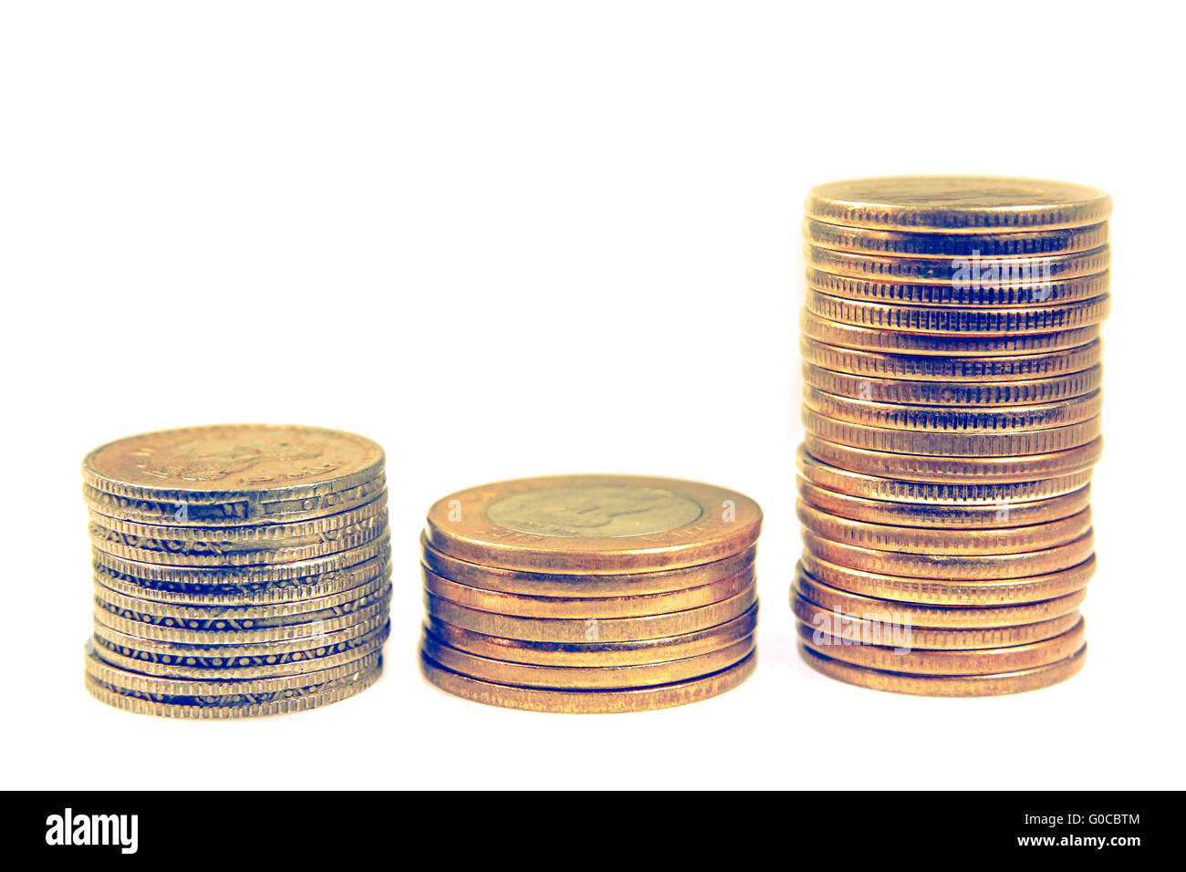 5 rupee coins hi-res stock photography and images - Alamy
