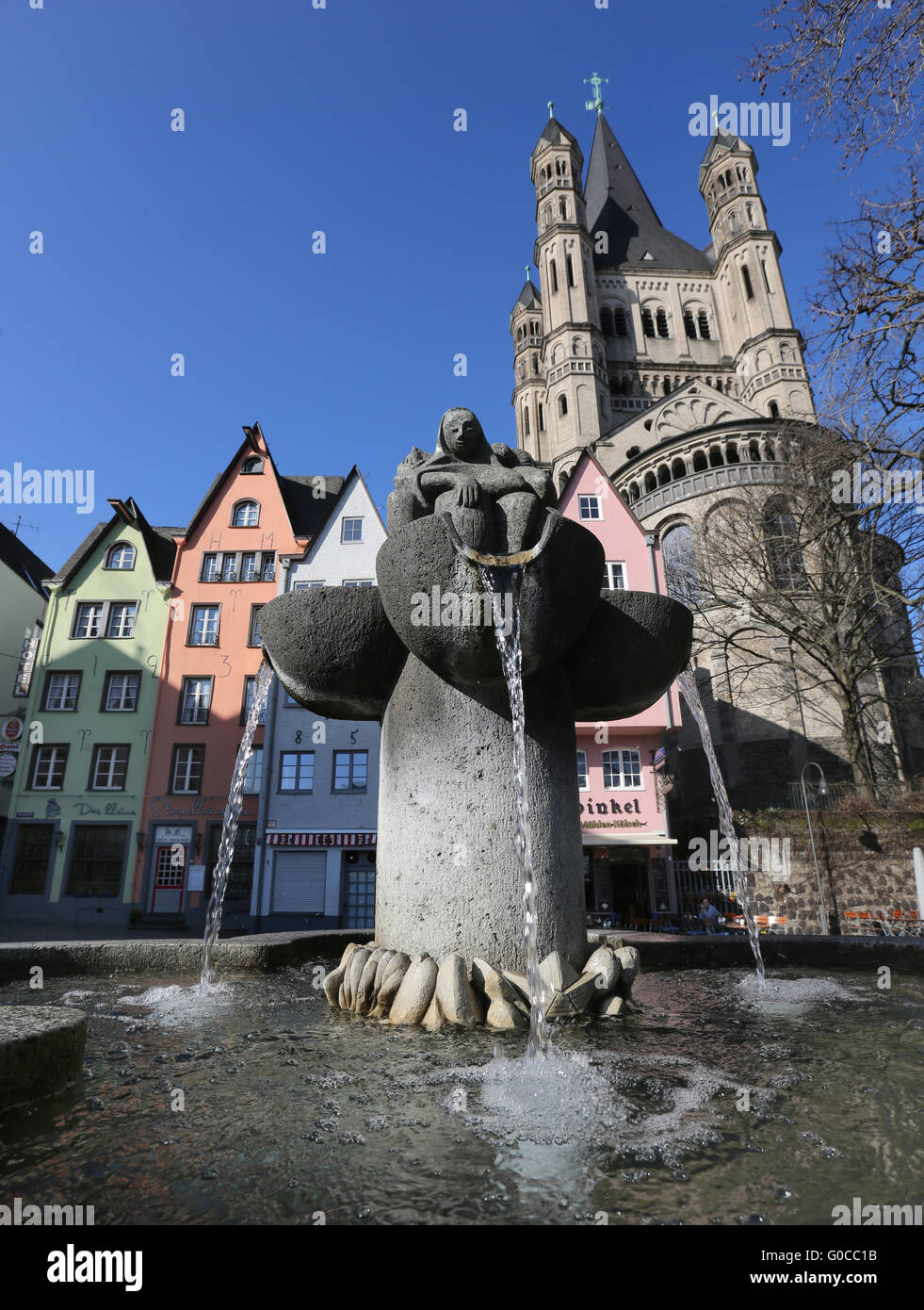 Old Women Fountain Cologne Stock Photo - Alamy