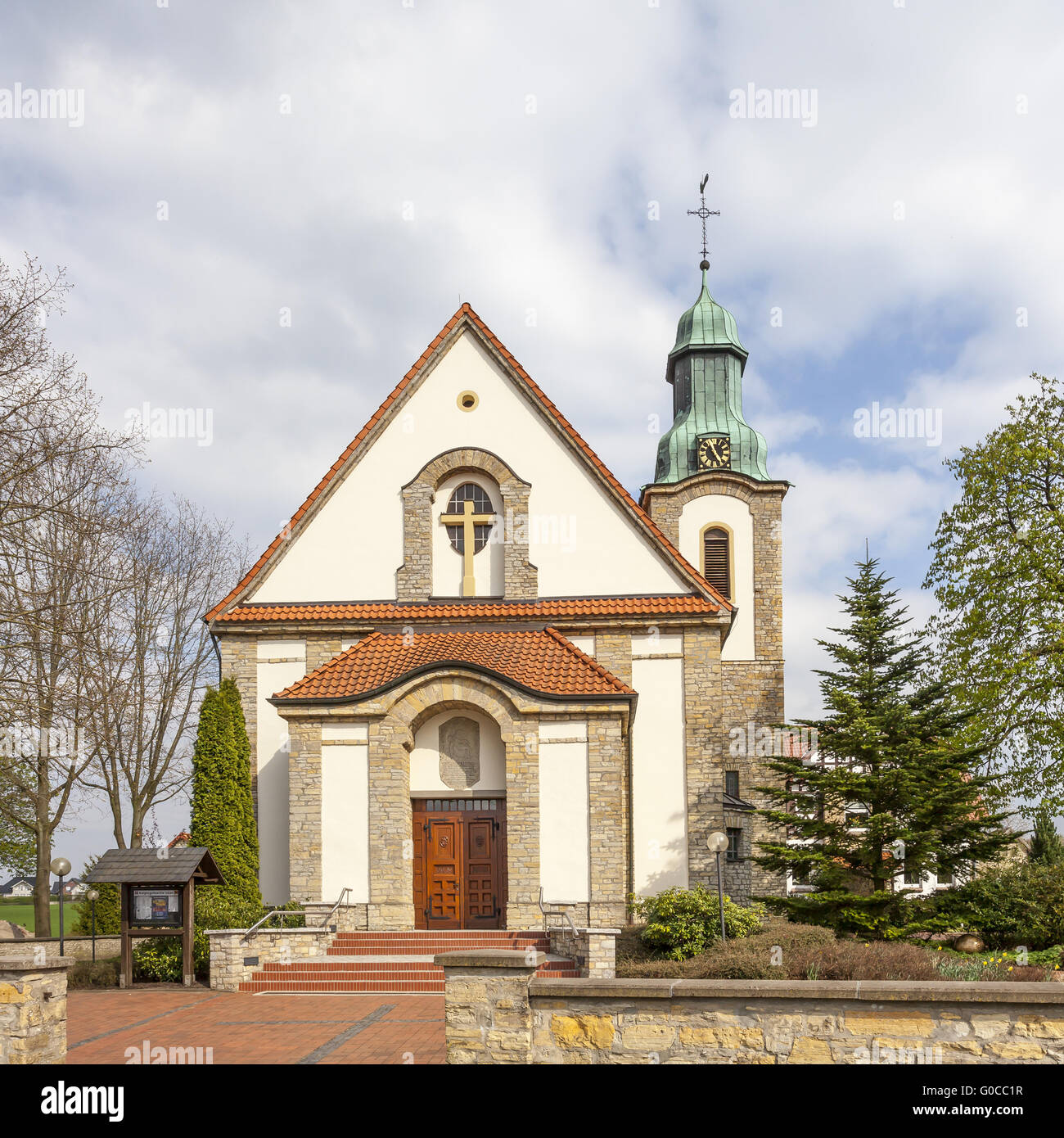 Roman Catholic church Painful mother, Belm,Germany Stock Photo - Alamy