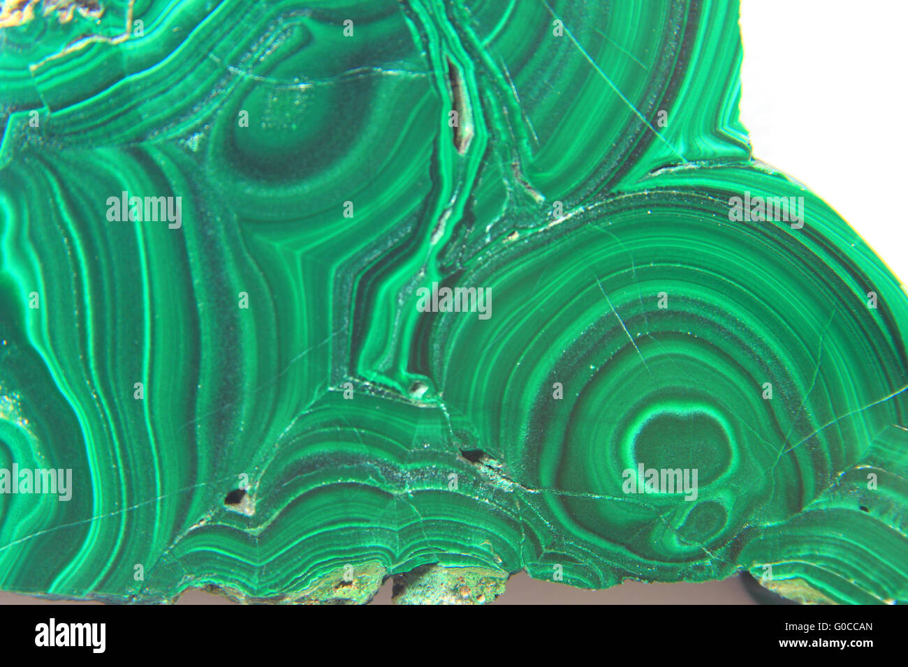 Green banded mineral hi-res stock photography and images - Alamy