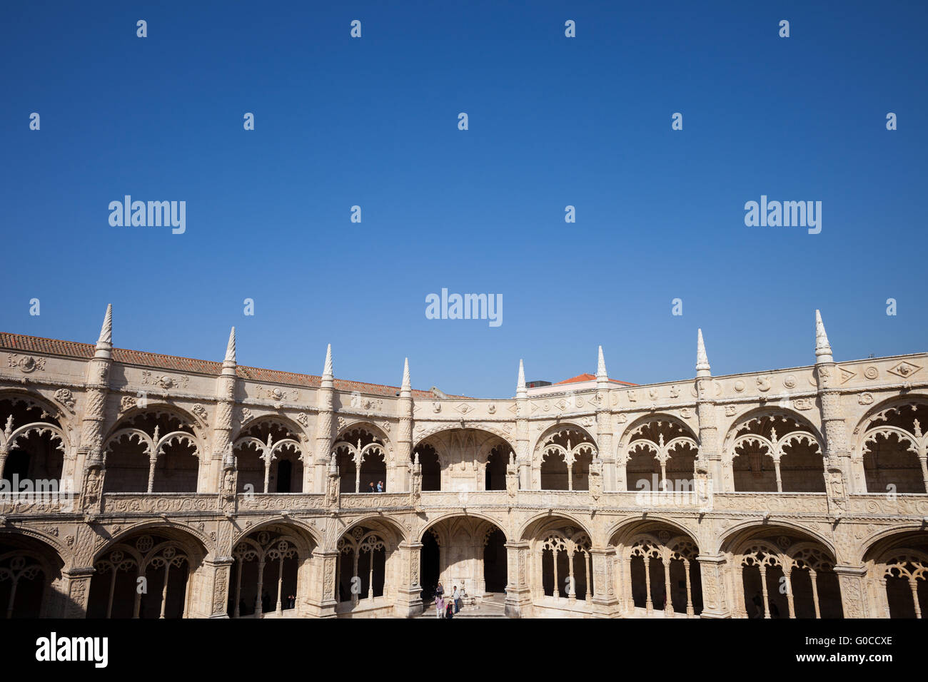Jeronimos Monastery in Lisbon, Portugal, Manueline style architecture ...