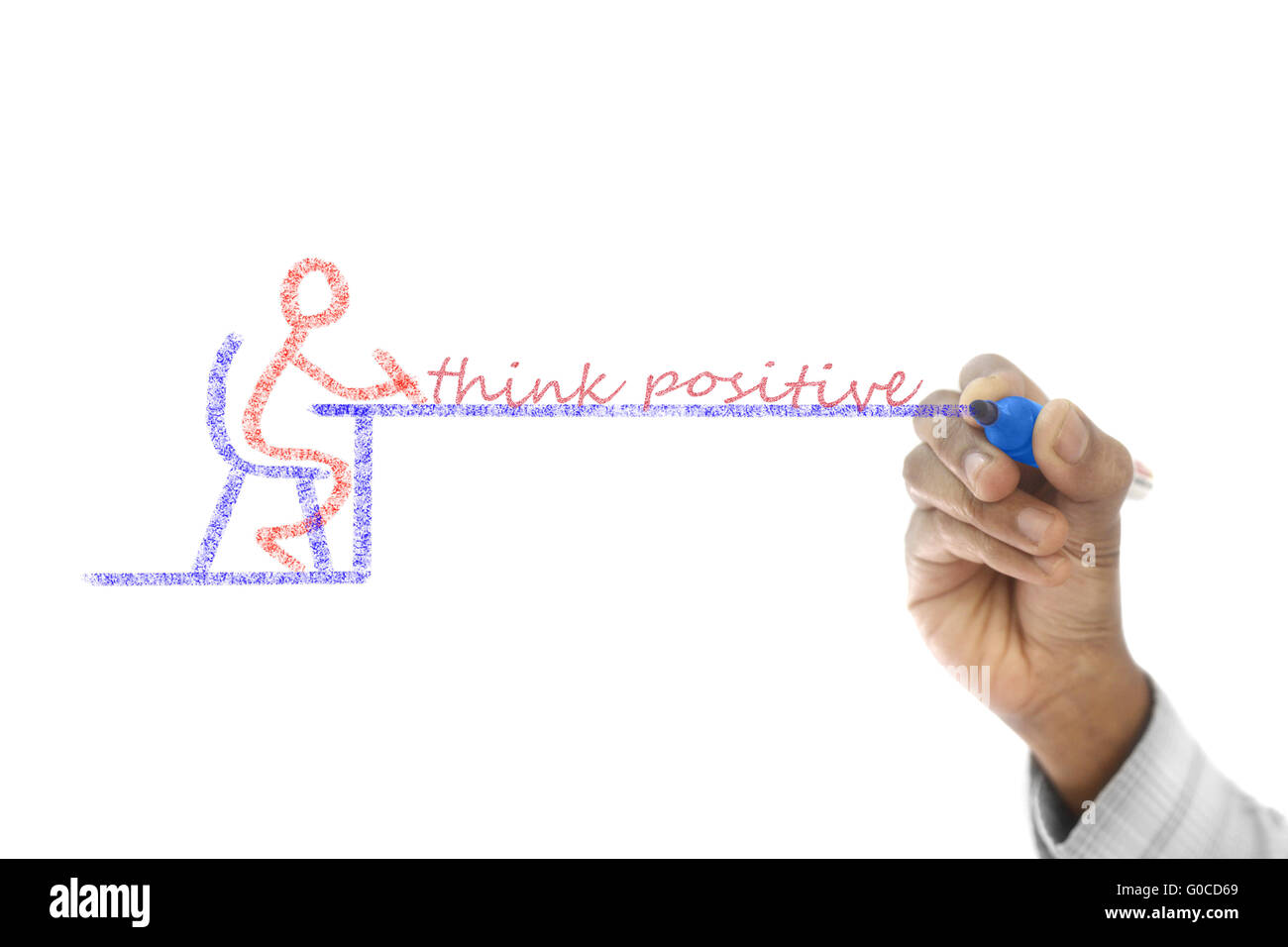 Positive attitude hand written hi-res stock photography and images - Alamy