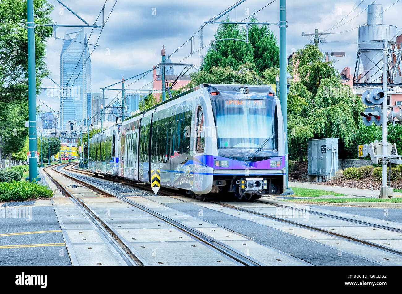 Charlotte light rail hi-res stock photography and images - Alamy
